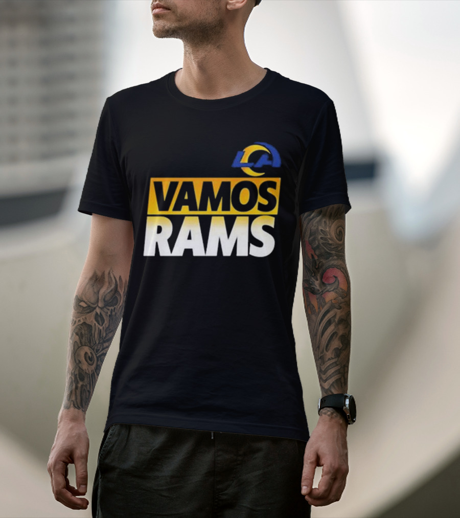 Los Angeles Rams Vamos American Football LA T-Shirt