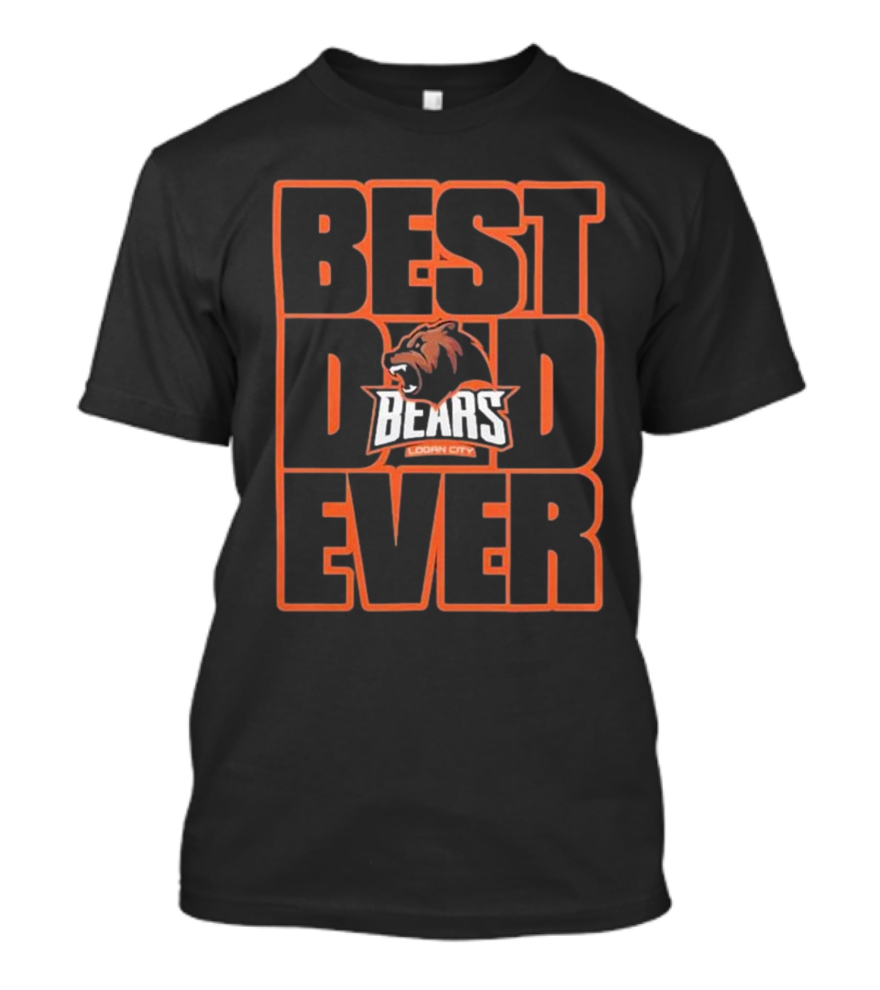 Logan City Bears Best Dad Ever Gridiron Club T-Shirt