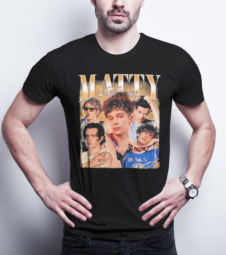 MATTY HEALY Collage Vintage Aesthetic T-Shirt