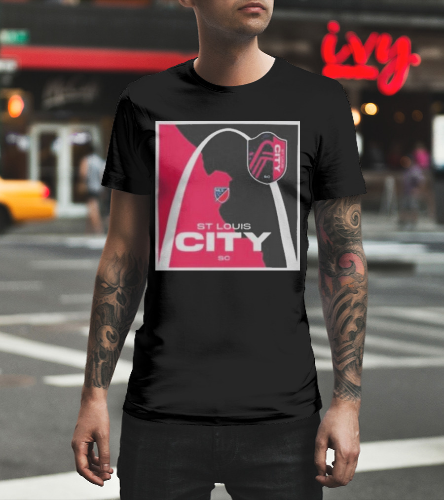 St Louis City SC Arch Badge Hometown Collection T-Shirt
