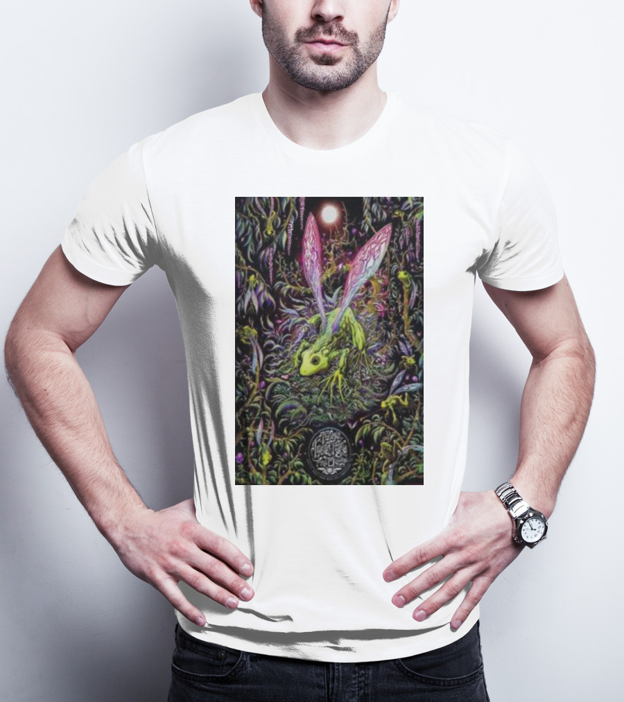 Les Claypool’s Fearless Flying Frog Brigade Psychedelic Creature Art Wheatland T-Shirt