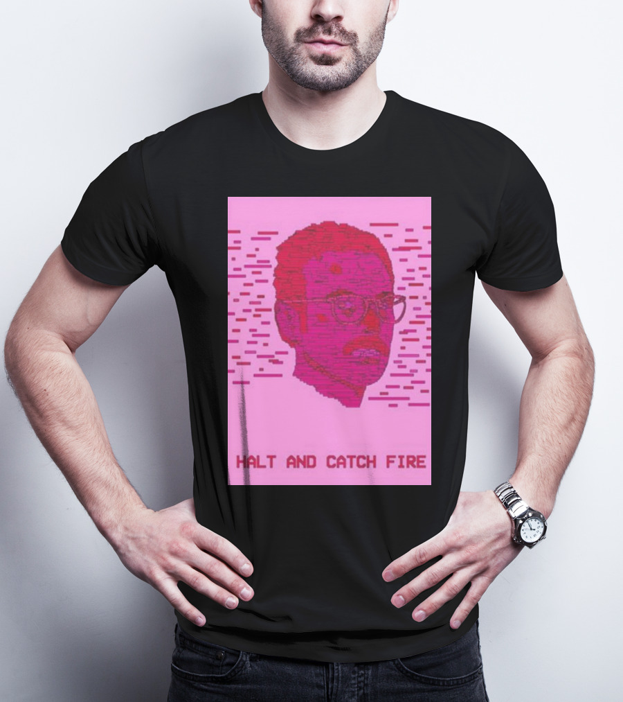 Halt And Catch Fire Retro Pixel T-Shirt