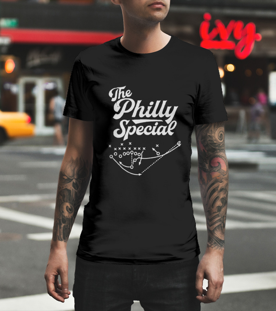 The Philly Special Football Play Diagram T-Shirt