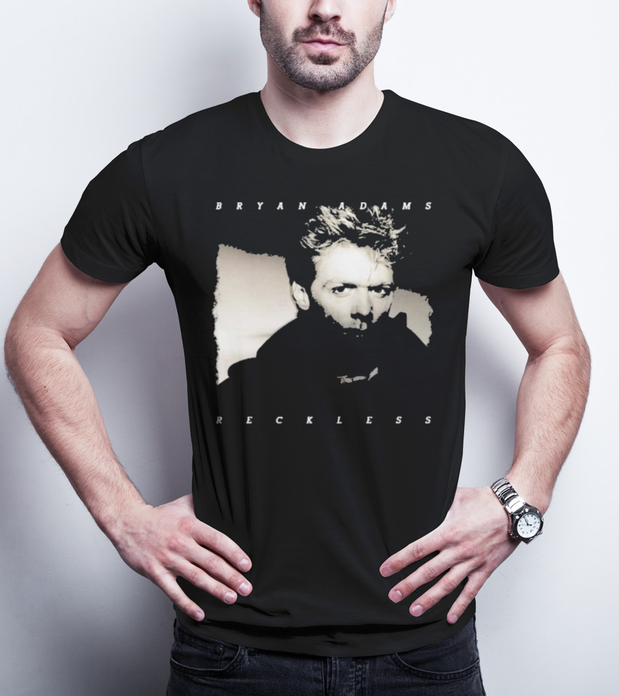 Bryan Adams Reckless Album Cover T-Shirt