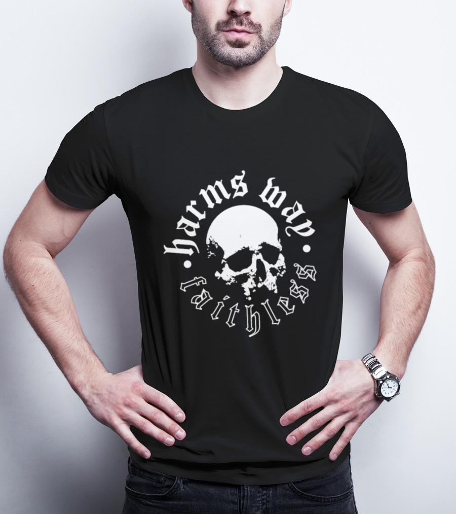 Harm's Way Faithless Skull T-Shirt