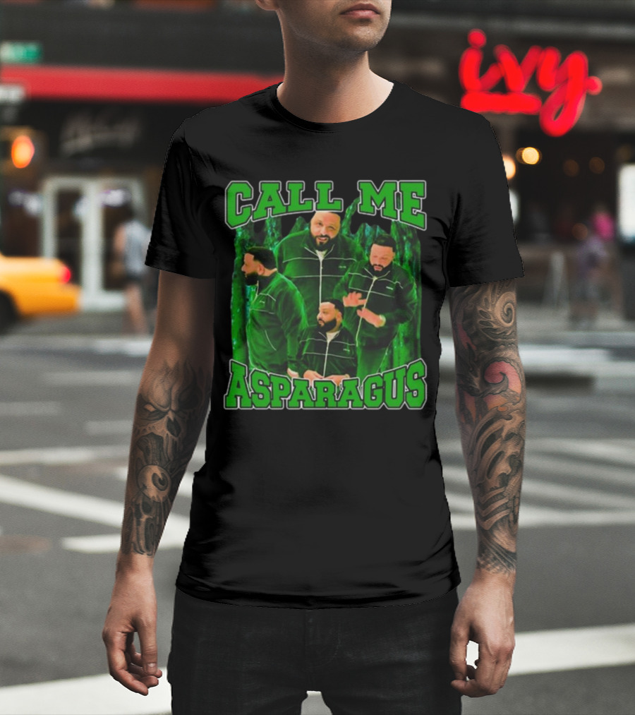 CALL ME ASPARAGUS GREEN TRACKSUIT DJ LOOK T-Shirt