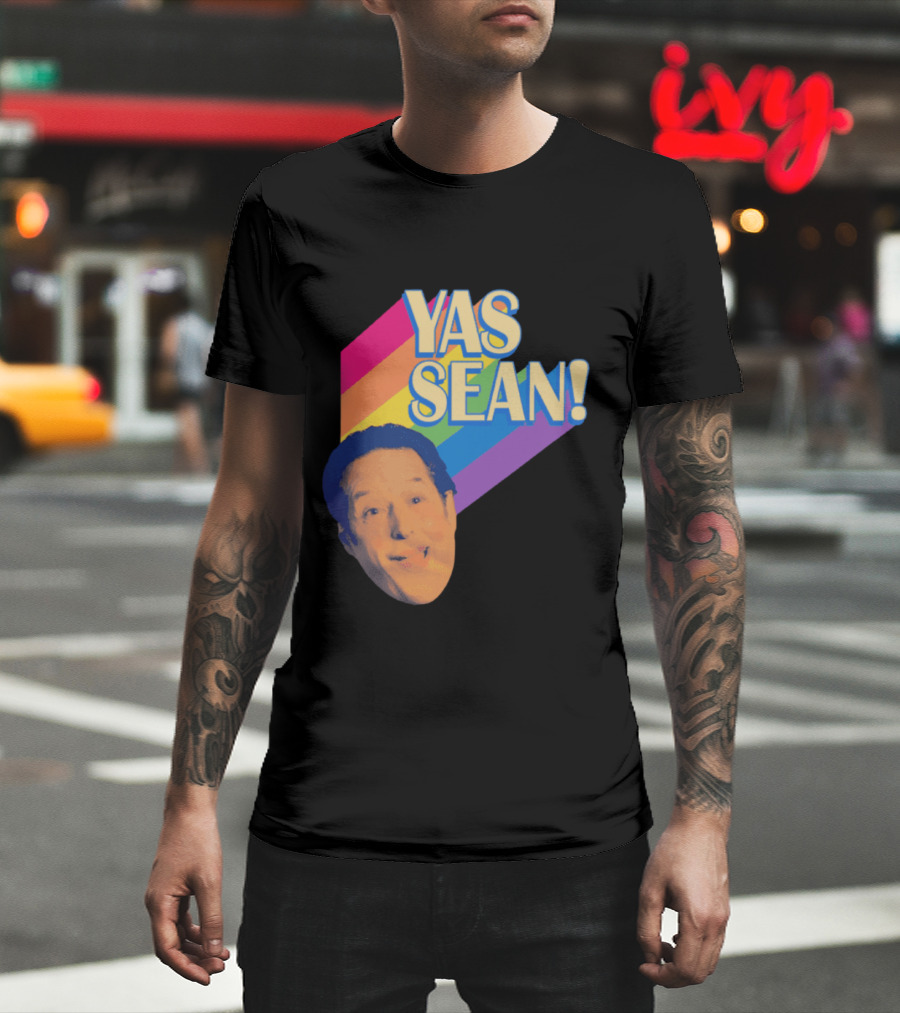 Yas Sean Rainbow Face T-Shirt