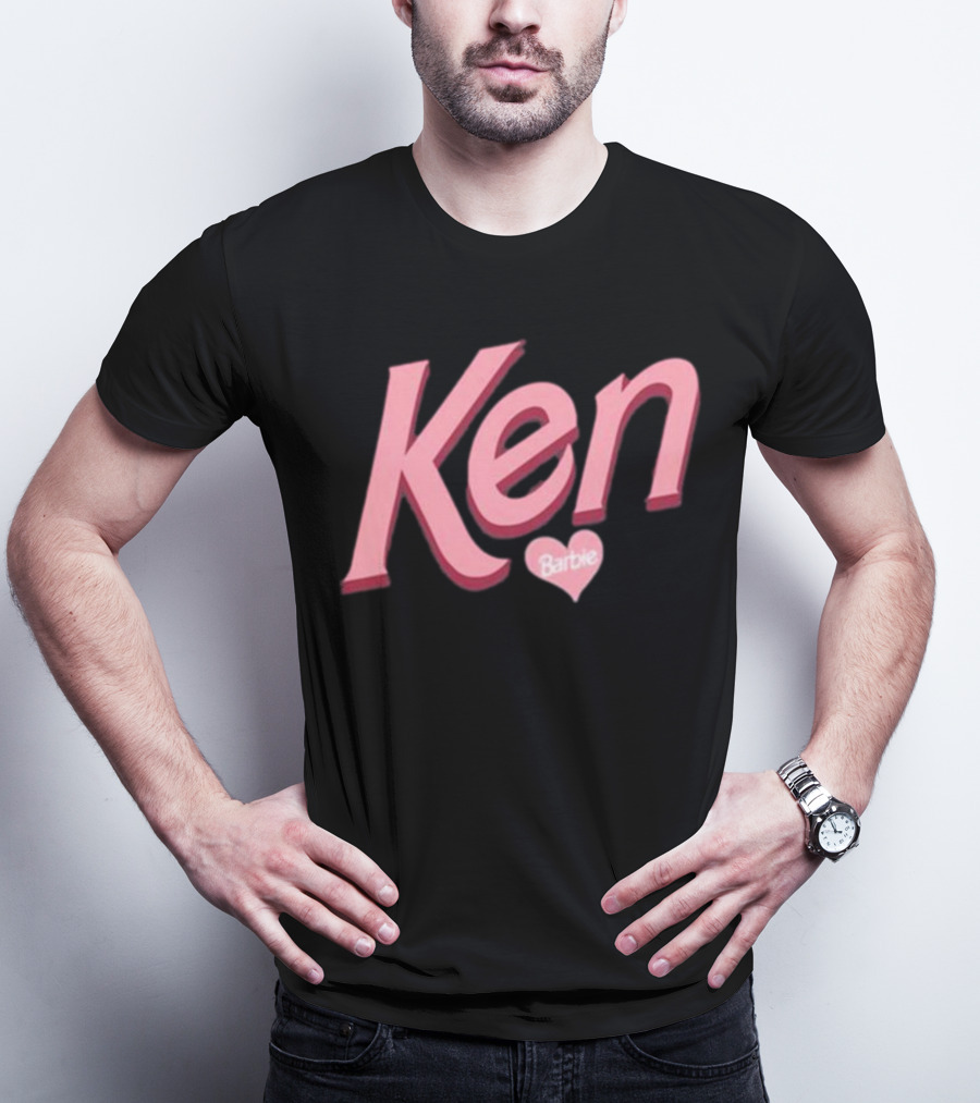 Ken Barbie Heart Love Valentine's T-Shirt