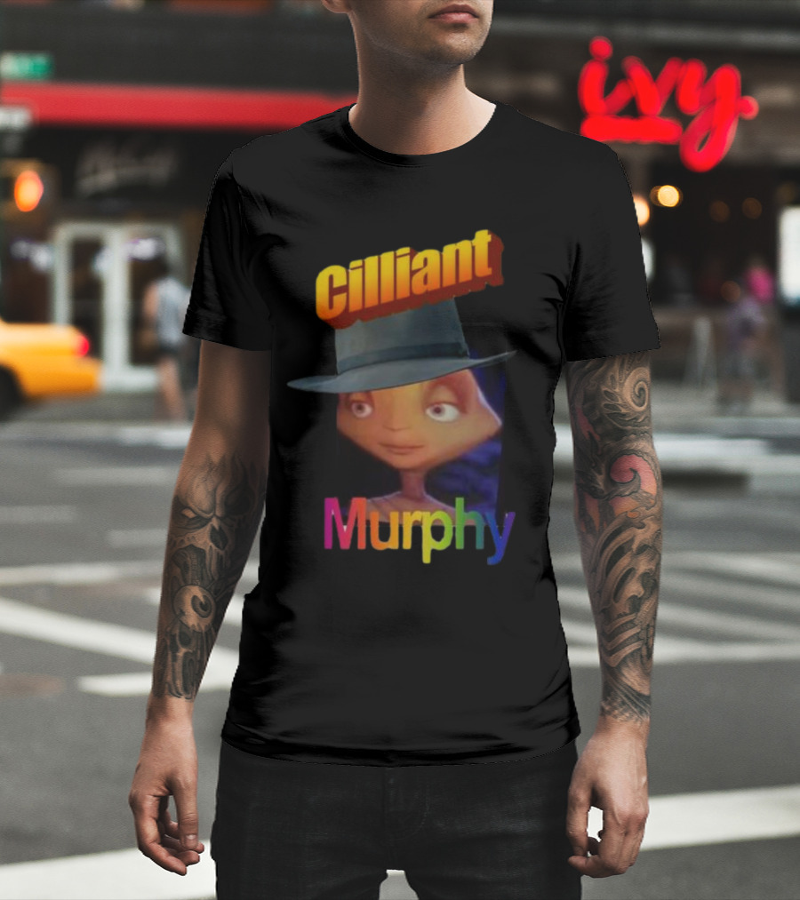 Cilliant Murphy Hat Meme Face T-Shirt