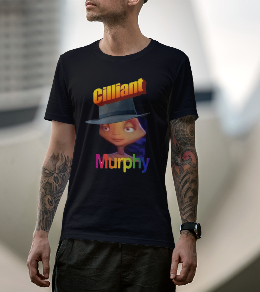 Cilliant Murphy Hat Meme Face T-Shirt