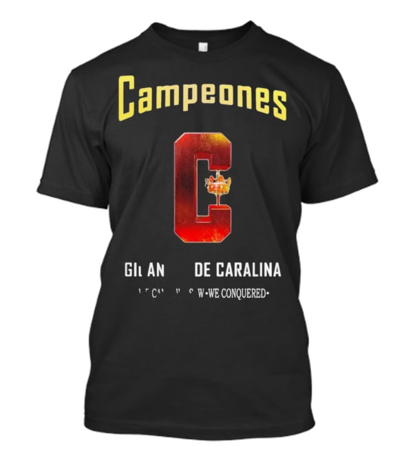 Campeones Gigantes De Caralina Crowned Victory T-Shirt