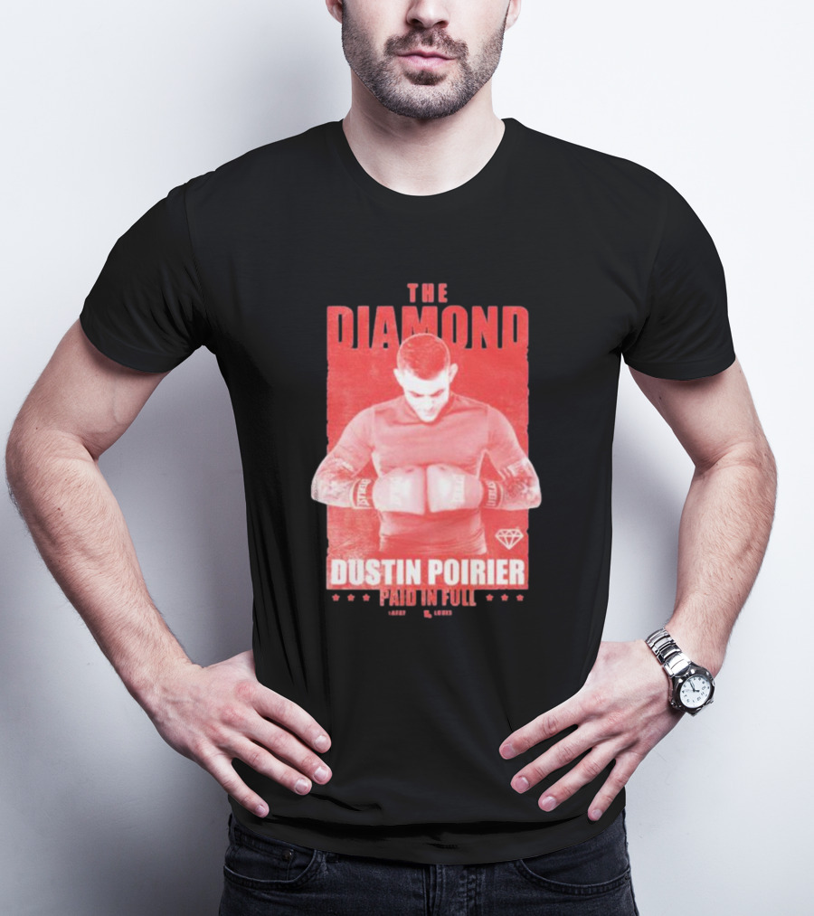 The Diamond Dustin Poirier Paid In Full Diamond Boxing T-Shirt