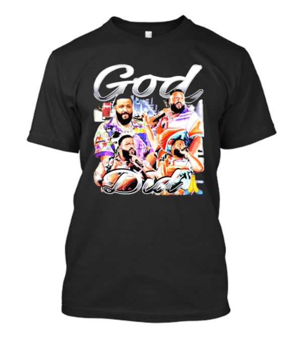 DJ Khaled God Did Graphic Illustration Prayer Hands T-Shirt