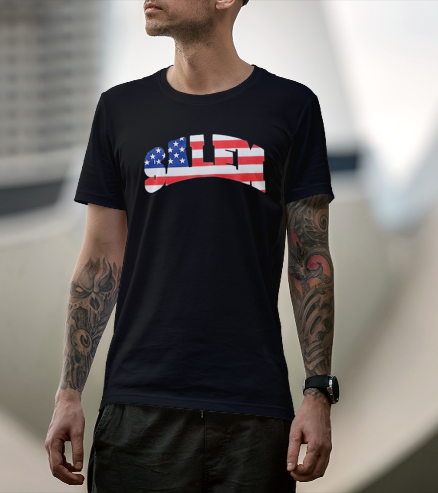 American Flag Salem T-Shirt