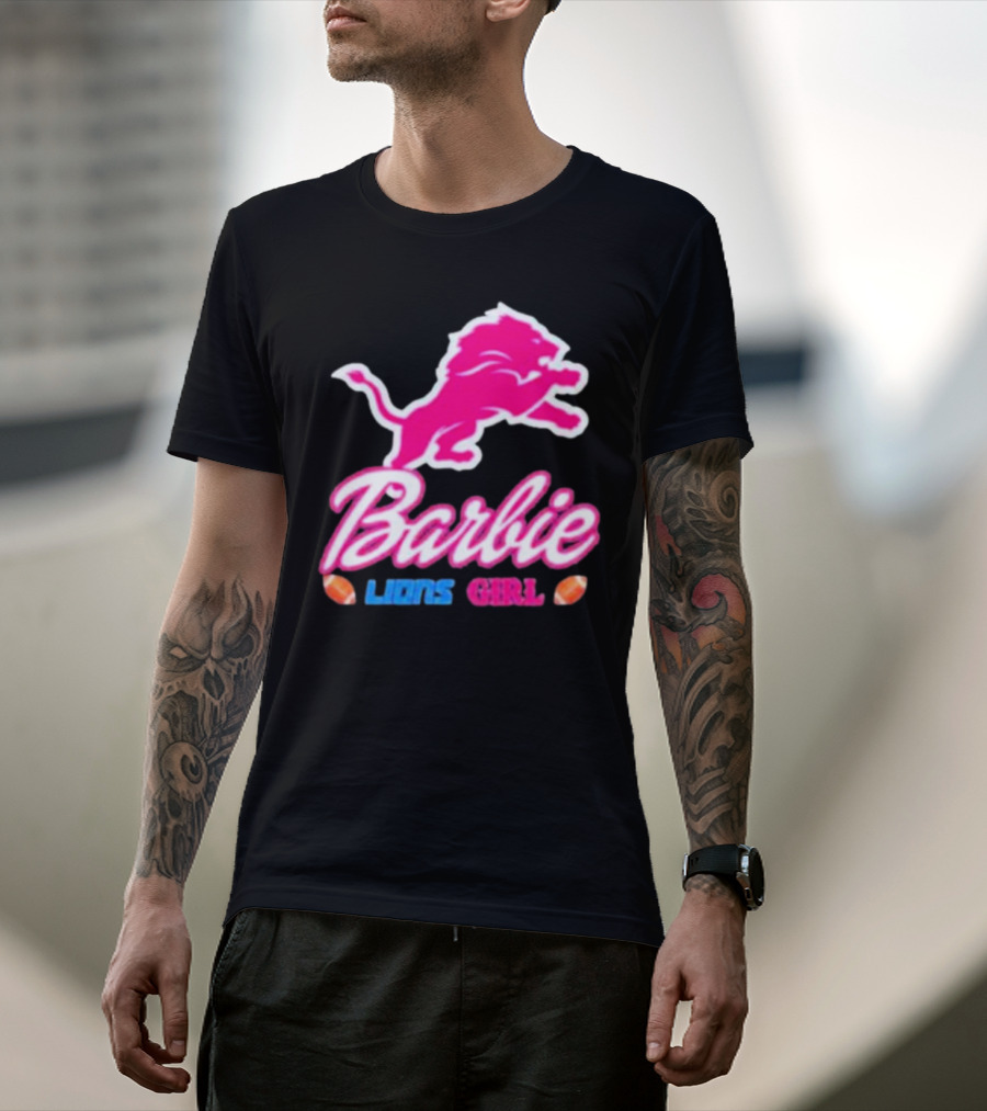 Barbie Lions Girl Football T-Shirt