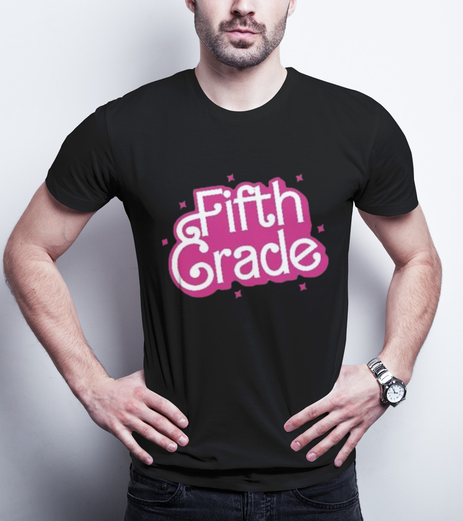 Girl Barbie Fifth Grade Teacher Barbi School T-Shirt