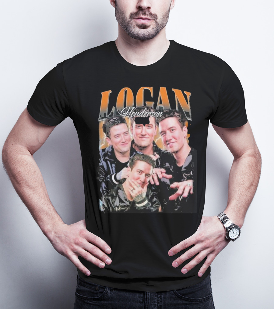 Logan Henderson Vintage And Man T-Shirt