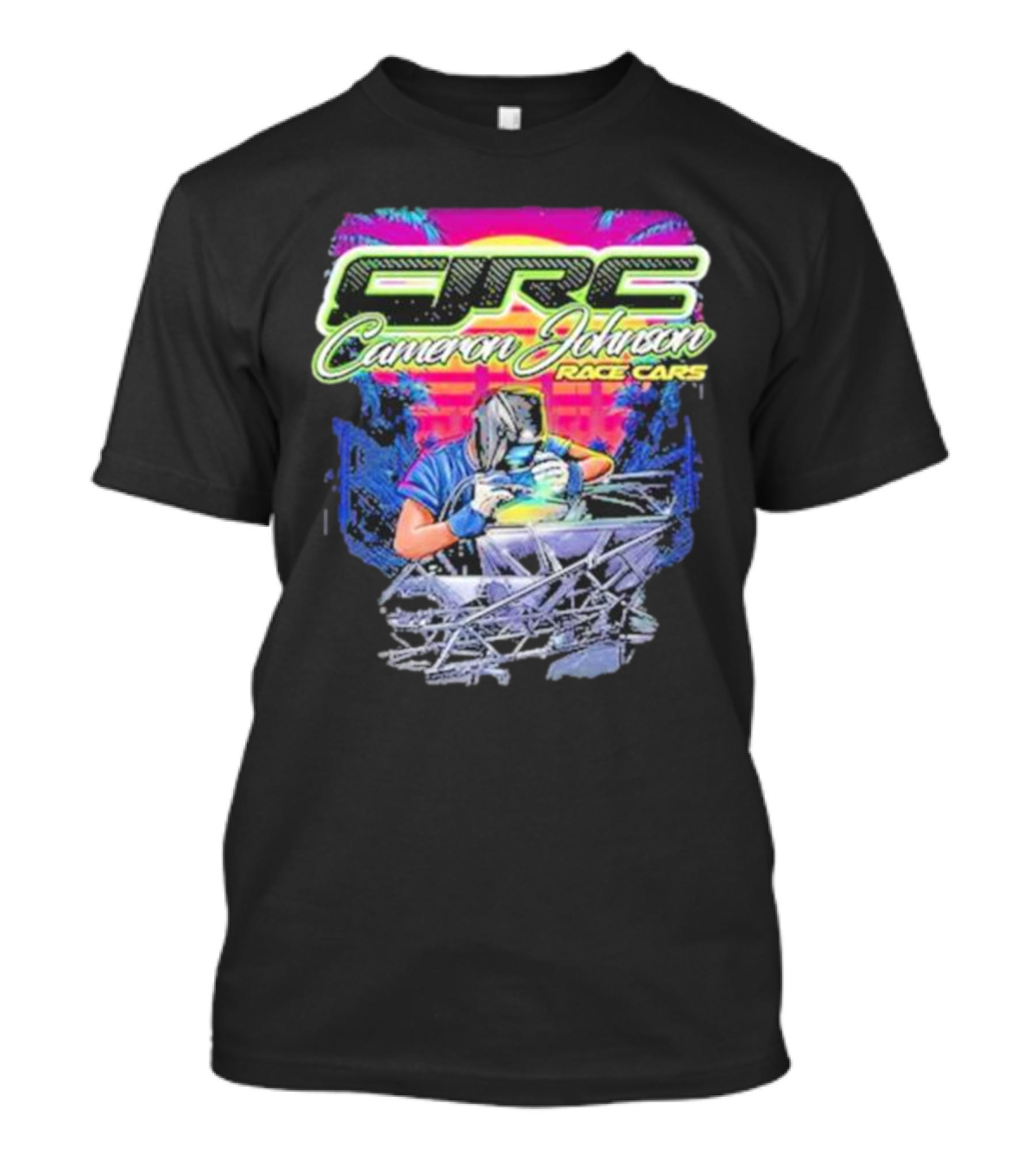 CJRC Cameron Johnson Race Cars Vibrant Welding T-Shirt