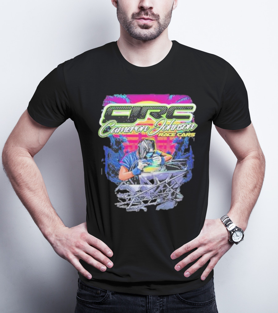 CJRC Cameron Johnson Race Cars Vibrant Welding T-Shirt
