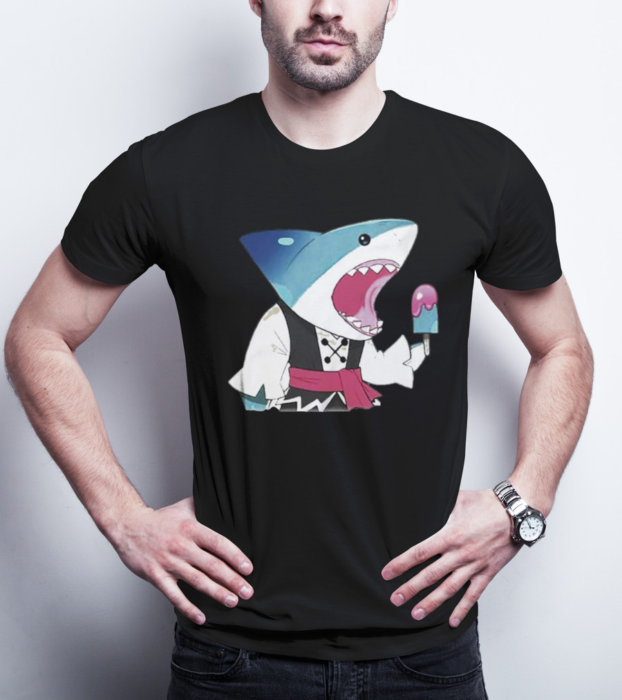 Shroomie Sorbet Shark Cookie Ice Cream Treat T-Shirt
