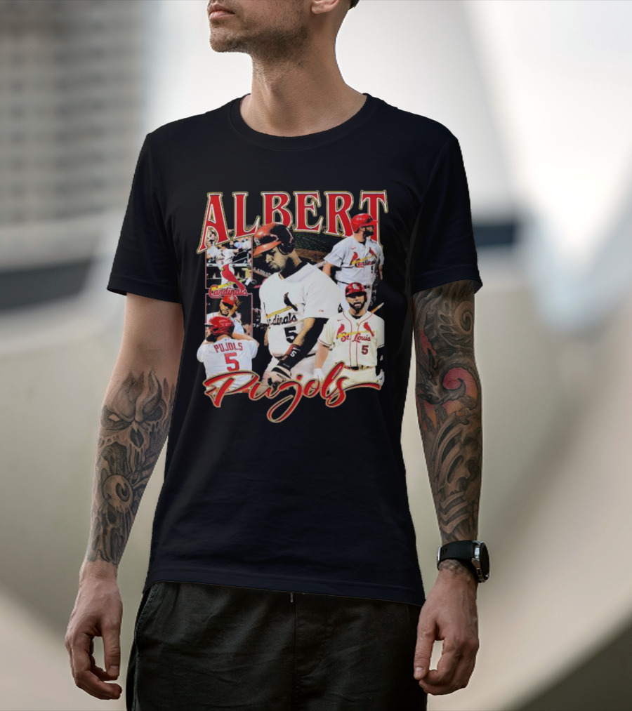 Albert Pujols St. Louis Cardinals Baseball Legend T-Shirt