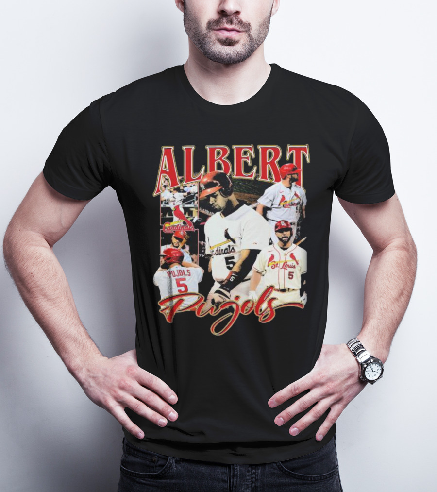 Albert Pujols St. Louis Cardinals Baseball Legend T-Shirt