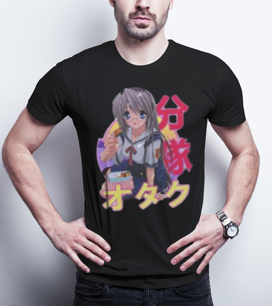 Tomoyo Sakagami Clannad Kuranado Sunset Anime Otaku T-Shirt