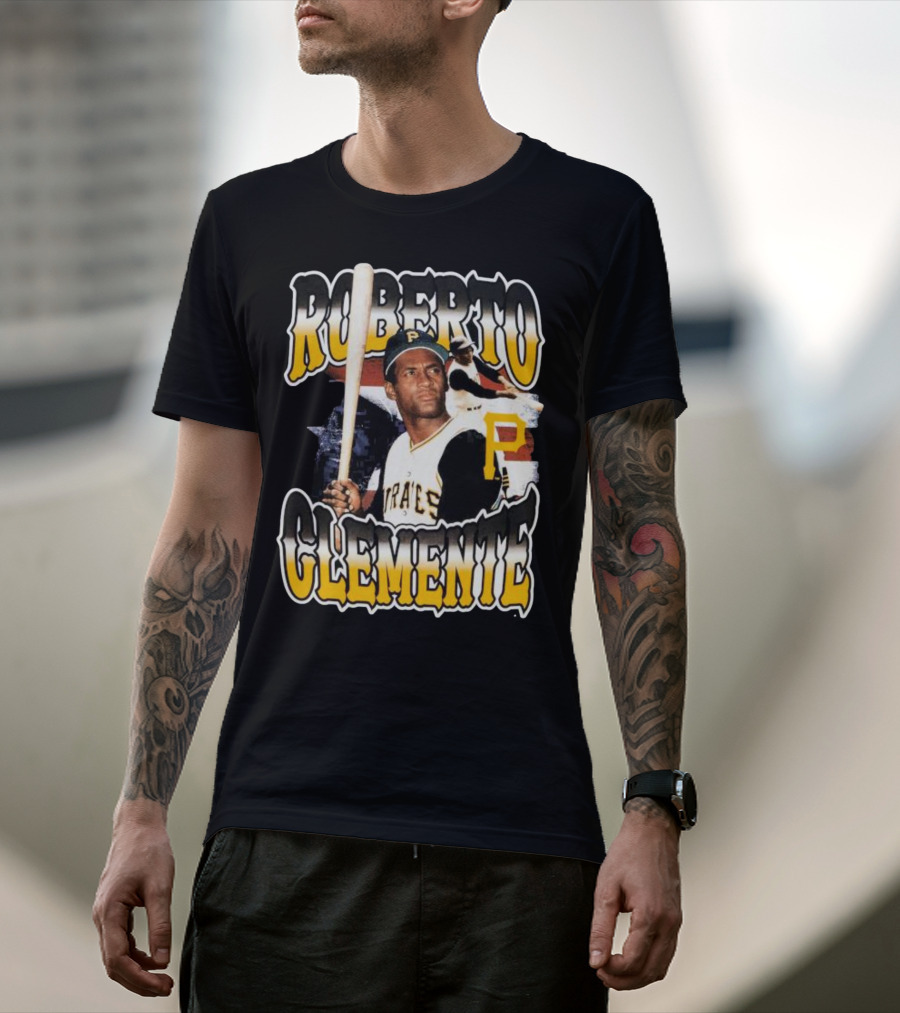 Roberto Clemente Heritage Pittsburgh Pirates Legend T-Shirt