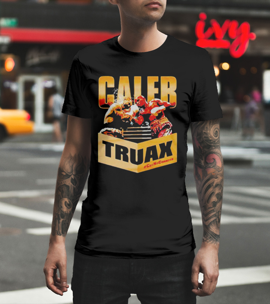 Caleb Truax Boxing Knockout #CutNoCorners T-Shirt