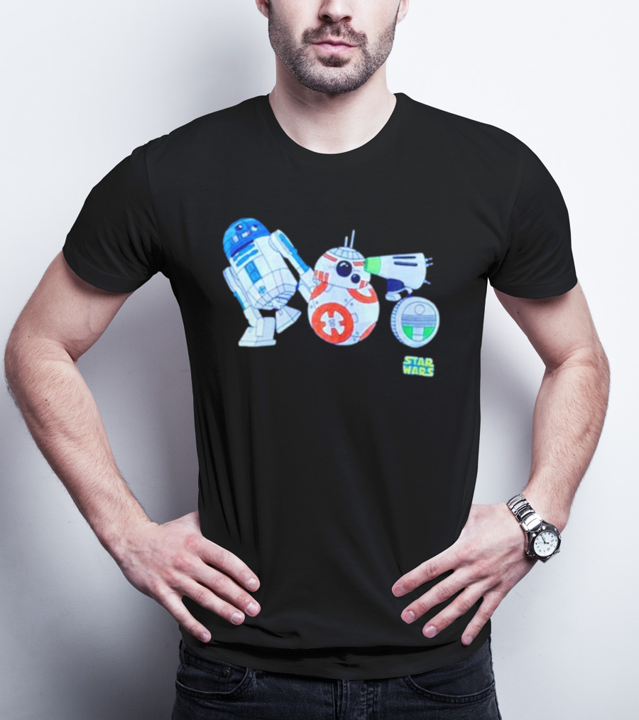R2-D2 BB-8 D-O Star Wars Droid Collection T-Shirt