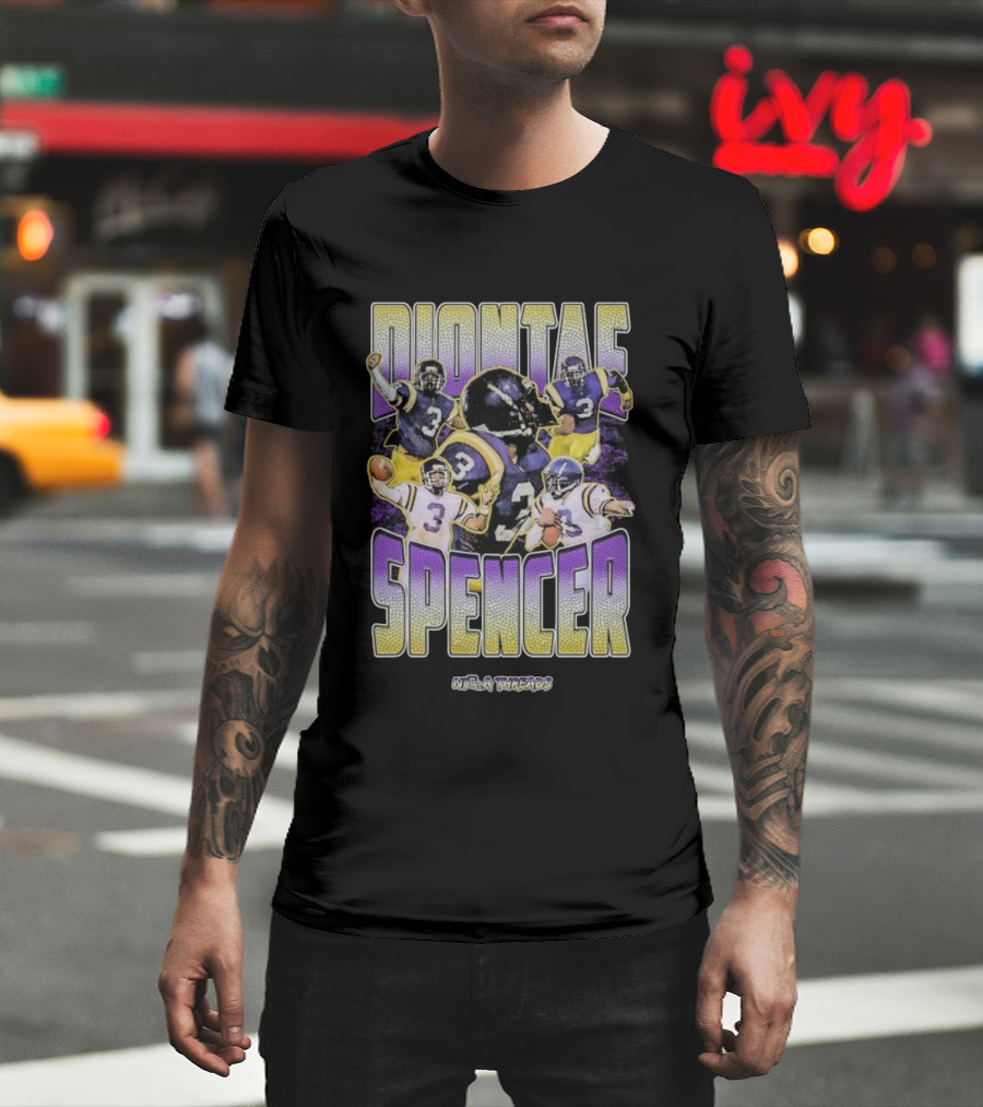 Diontae Spencer Vintage High School HUDL Wizards Football Legends T-Shirt