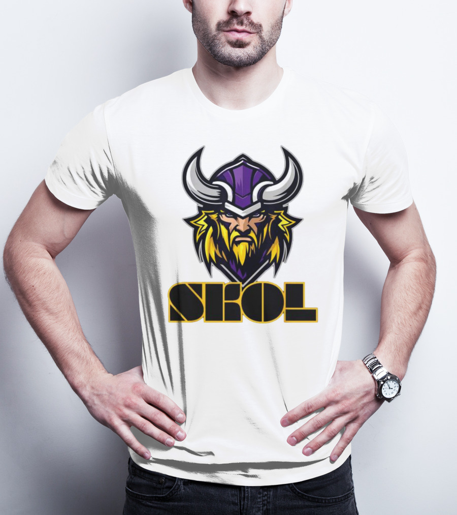 Minnesota Vikings Skol Scandinavian Pride Viking T-Shirt