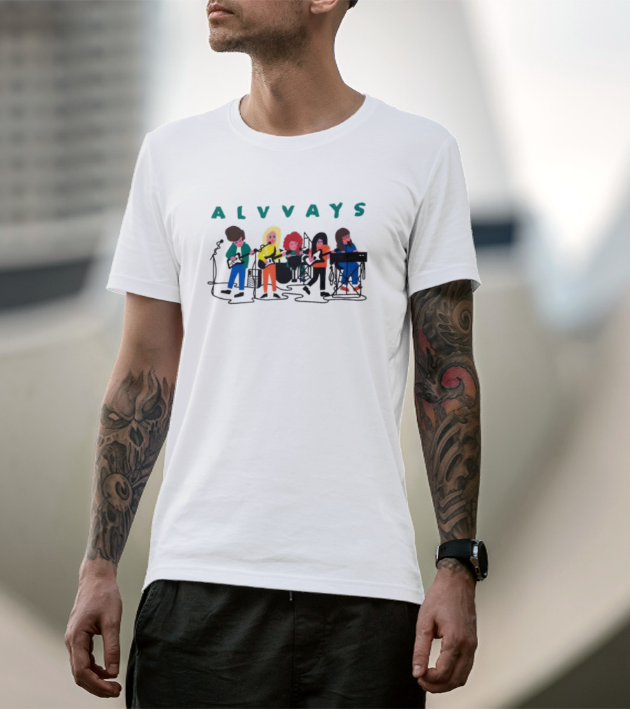 ALVVAYS Band Cartoon Drawing T-Shirt