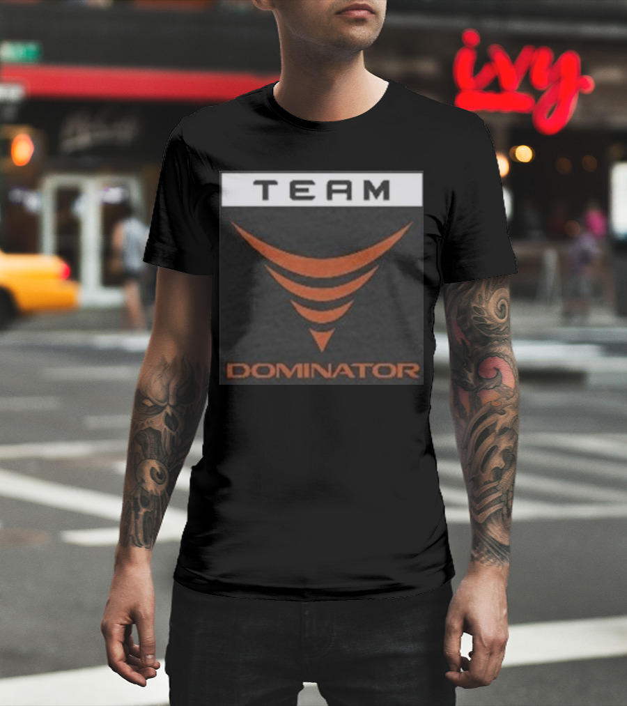 TEAM Dominator Minimal Logo Athletic T-Shirt