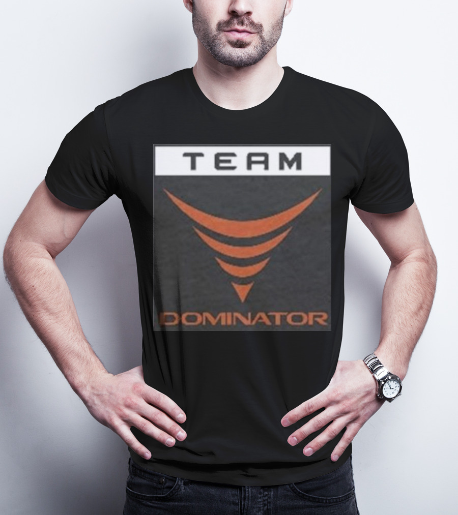 TEAM Dominator Minimal Logo Athletic T-Shirt
