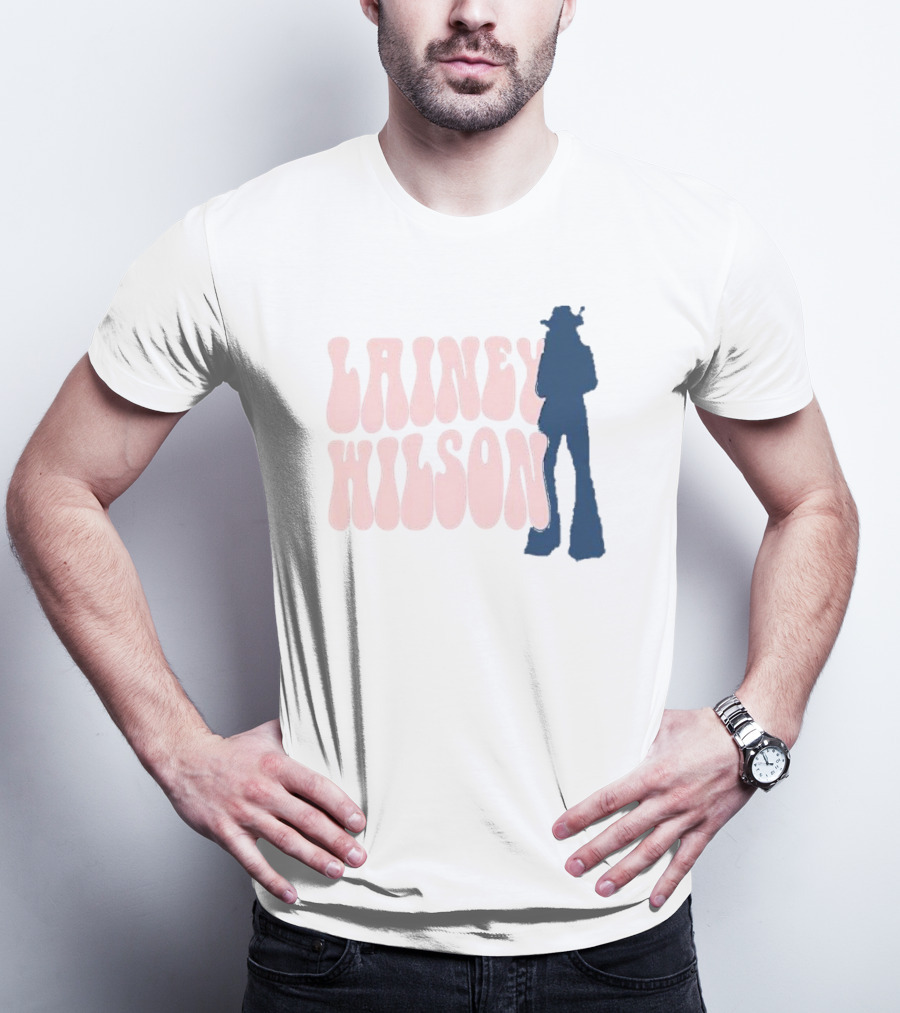 Lainey Wilson Silhouette Album Style Retro Font T-Shirt