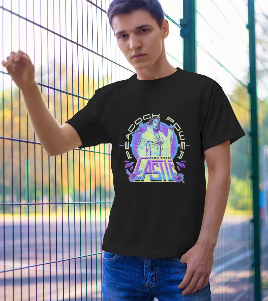 Dalton Castle Peacock Power T-Shirt