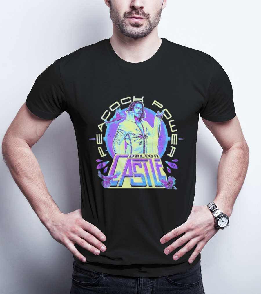 Dalton Castle Peacock Power T-Shirt