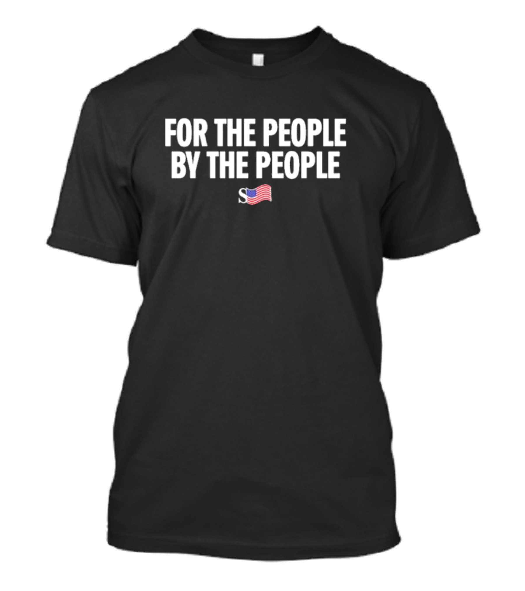 Sean Strickland Full Violence For The People By The People USA Flag T-Shirt