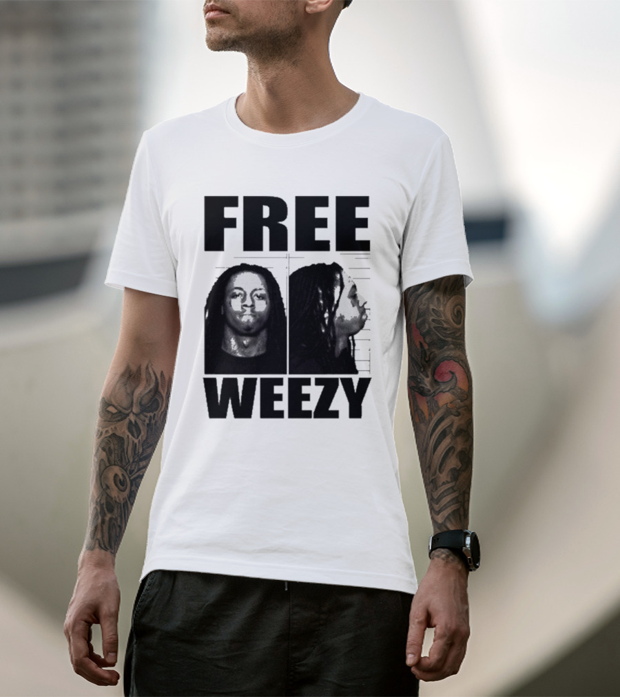 Jeff Hardy Free Weezy Mugshot Image T-Shirt