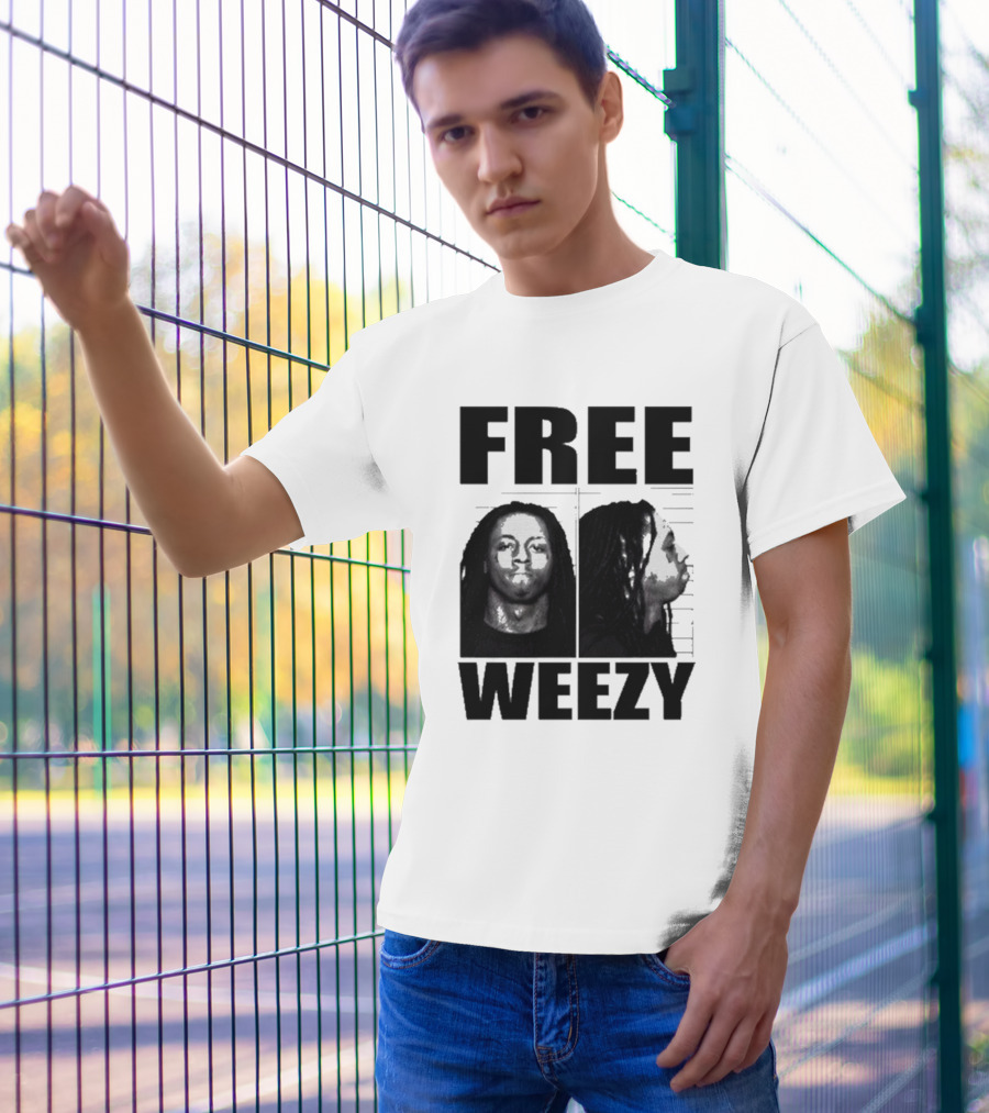 Jeff Hardy Free Weezy Mugshot Image T-Shirt