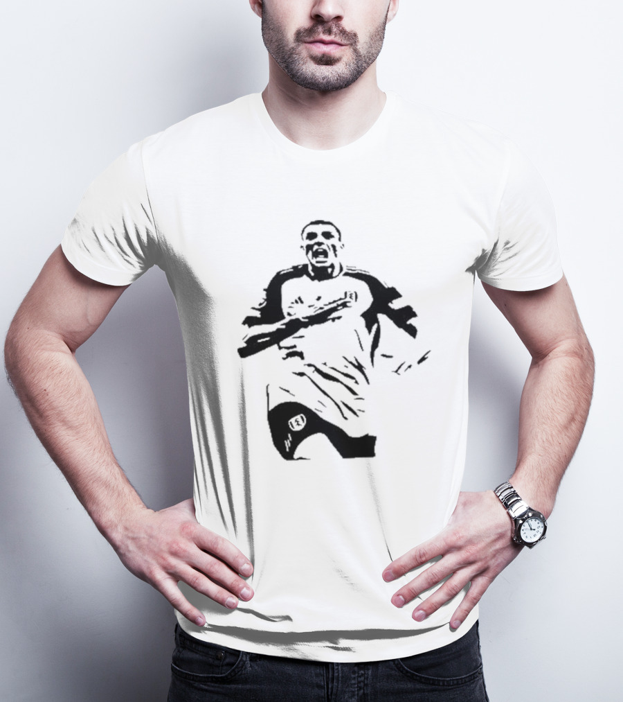 Palhinha Celebratory Silhouette Soccer Player Image T-Shirt