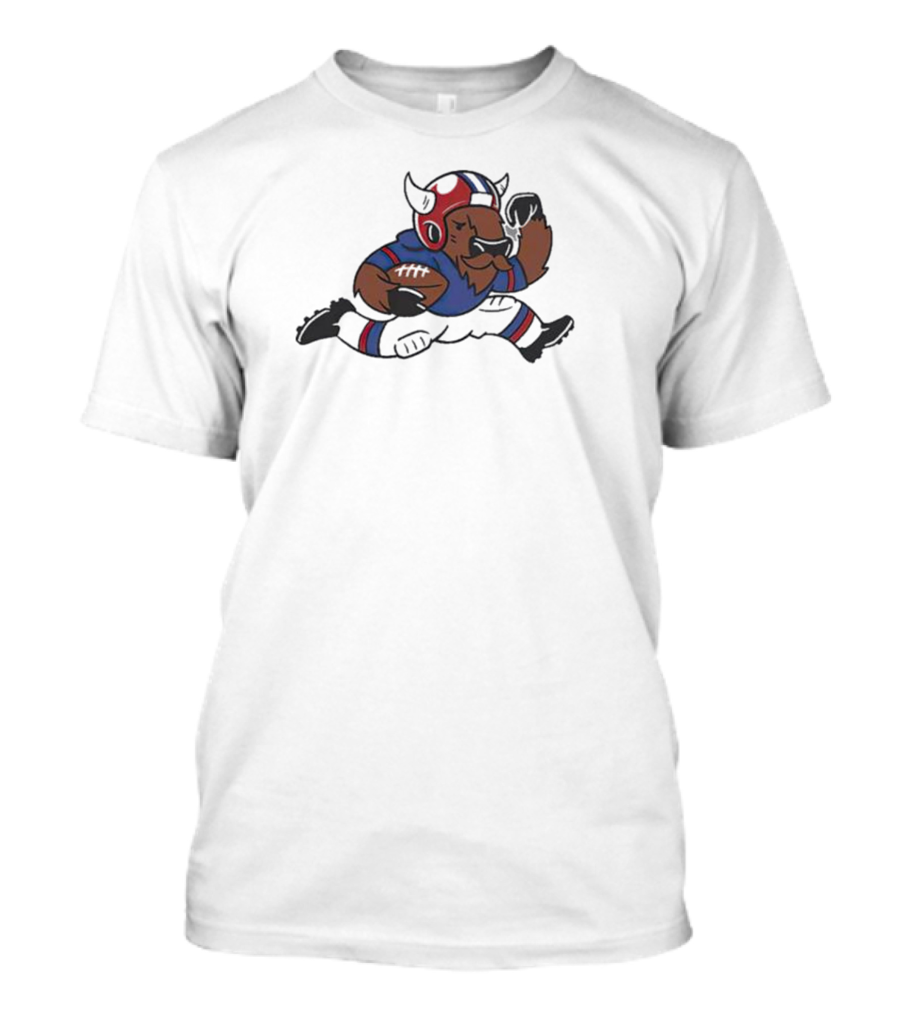 Buffalo Bills Football Buffalos Running With Determination T-Shirt