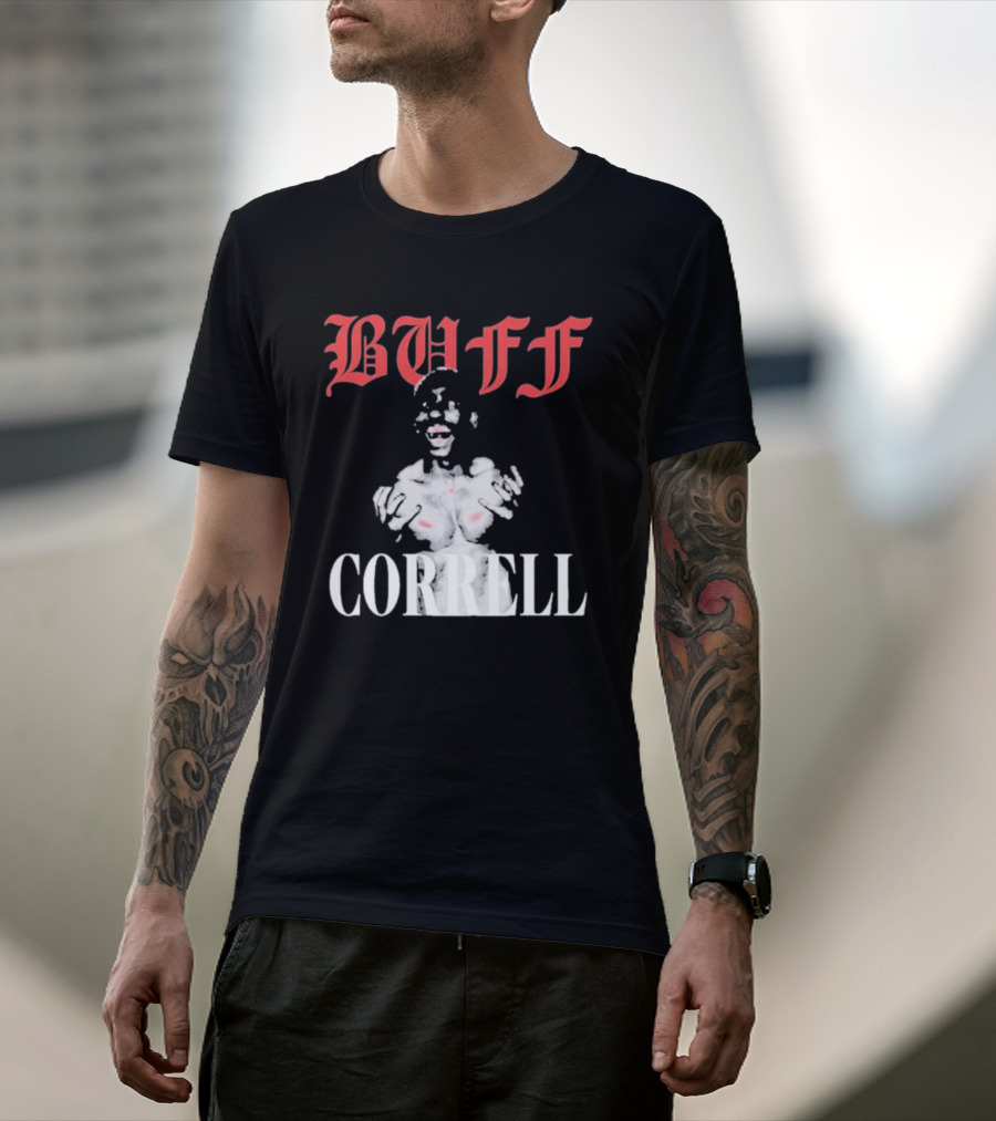 BUFF CORRELL Screaming Buff Correll Iconic Visual T-Shirt