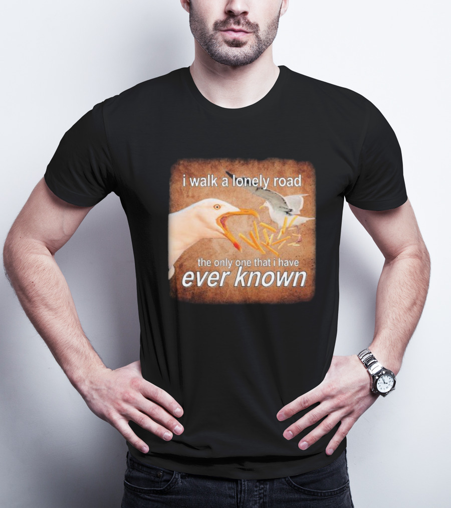 The Only Road I Walk With Seagulls And Fries Ever Known T-Shirt
