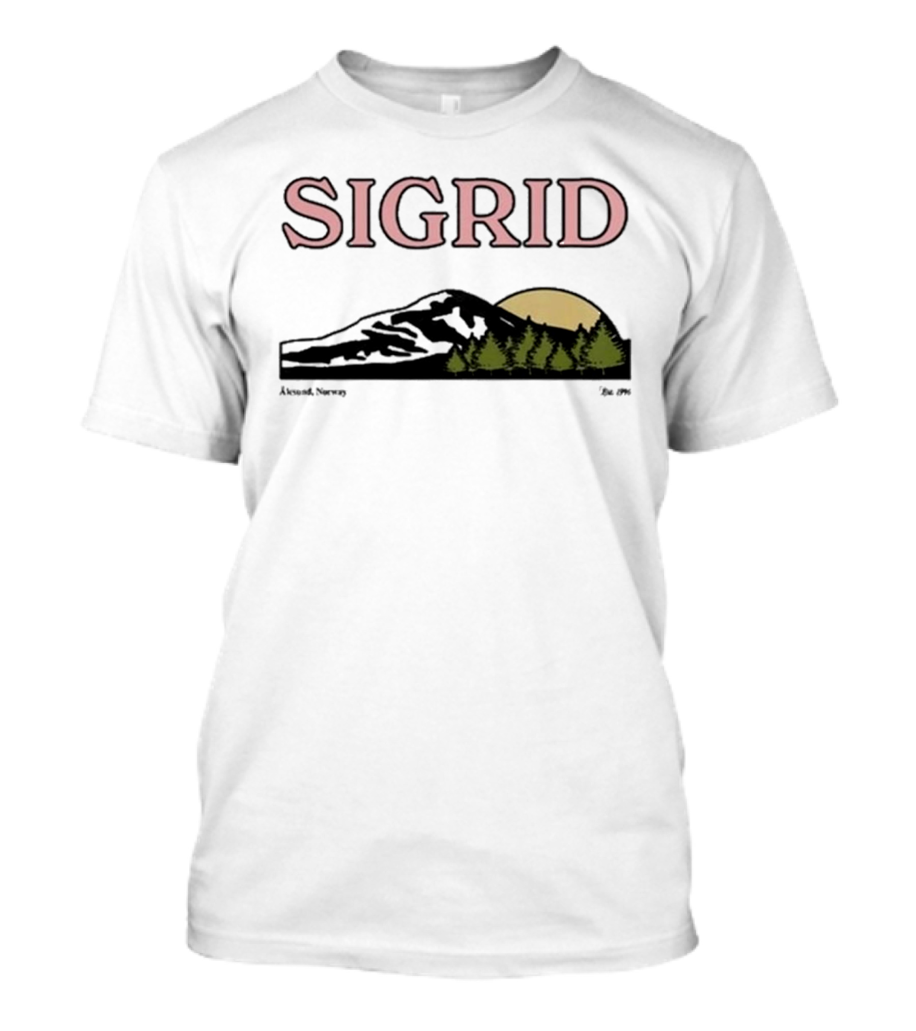 Sigrid Arendal Norway Mountain Sunset 1996 T-Shirt