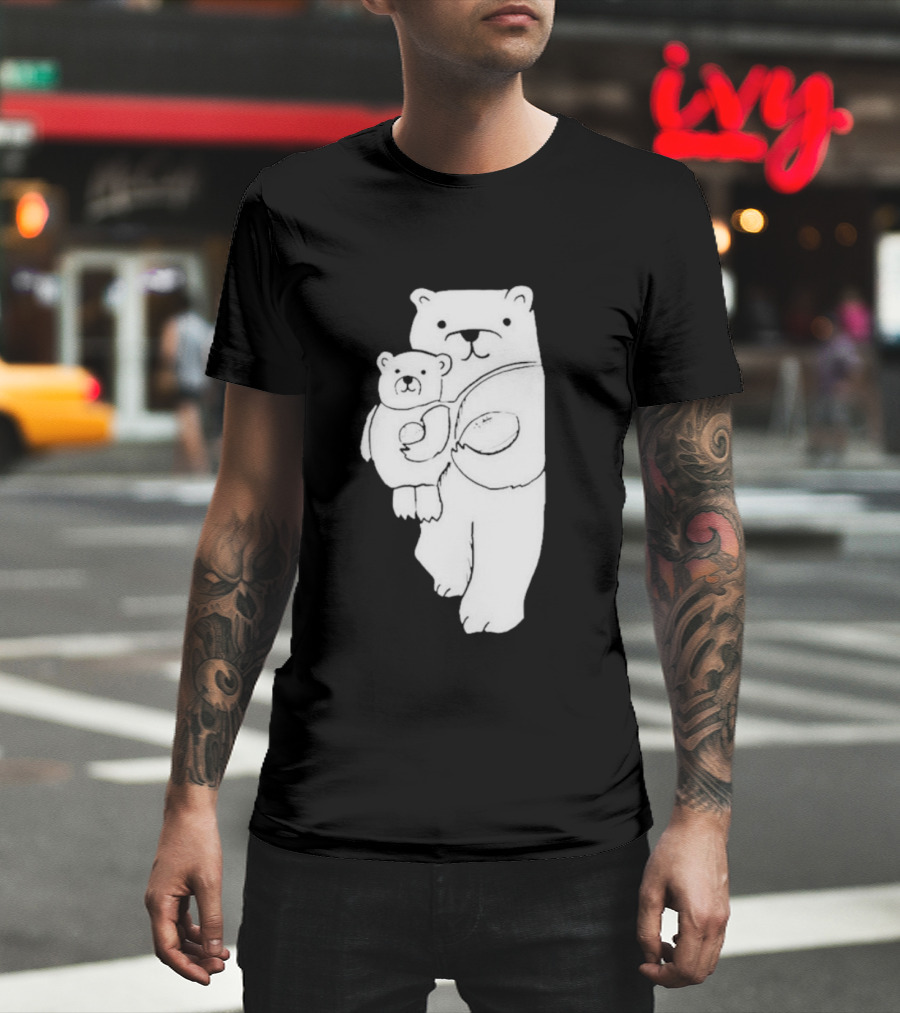 Nathan W Pyle Illinois Bear And Cub Duo T-Shirt