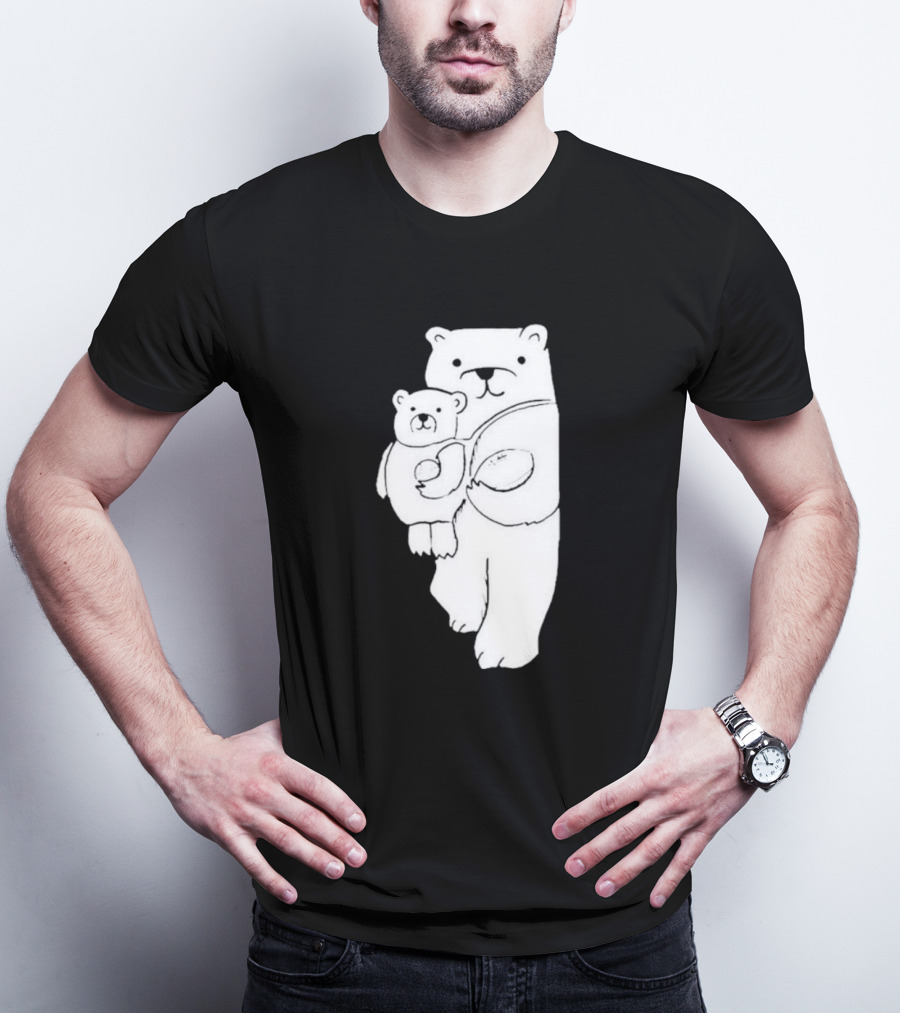 Nathan W Pyle Illinois Bear And Cub Duo T-Shirt