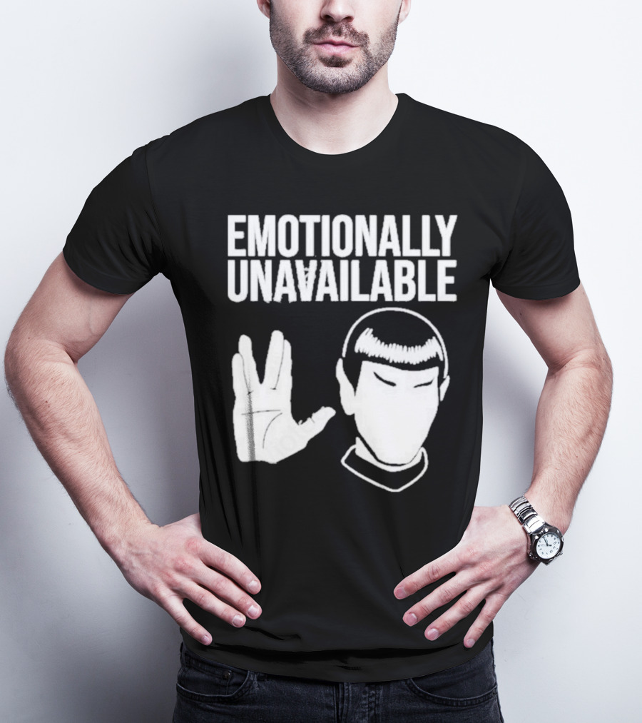 Emotionally Unavailable Star Trek Vulcan Gesture T-Shirt