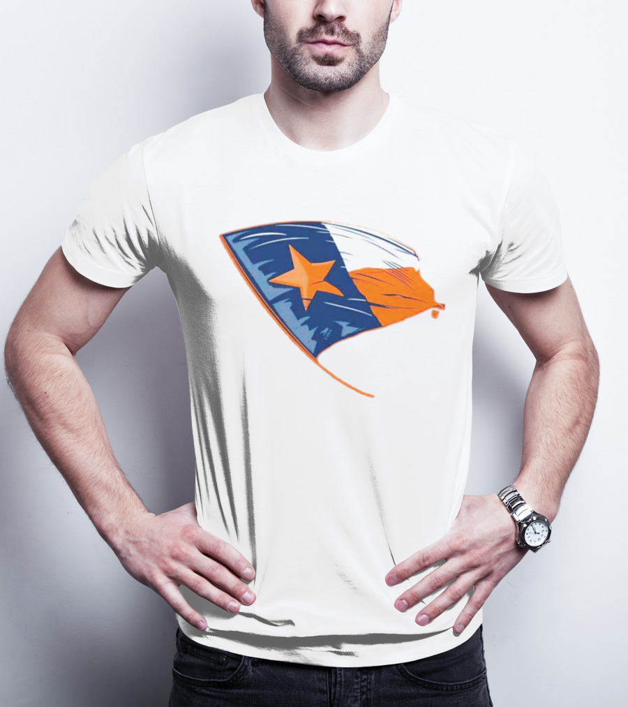 Houston State Flag Texas Colors And Star T-Shirt